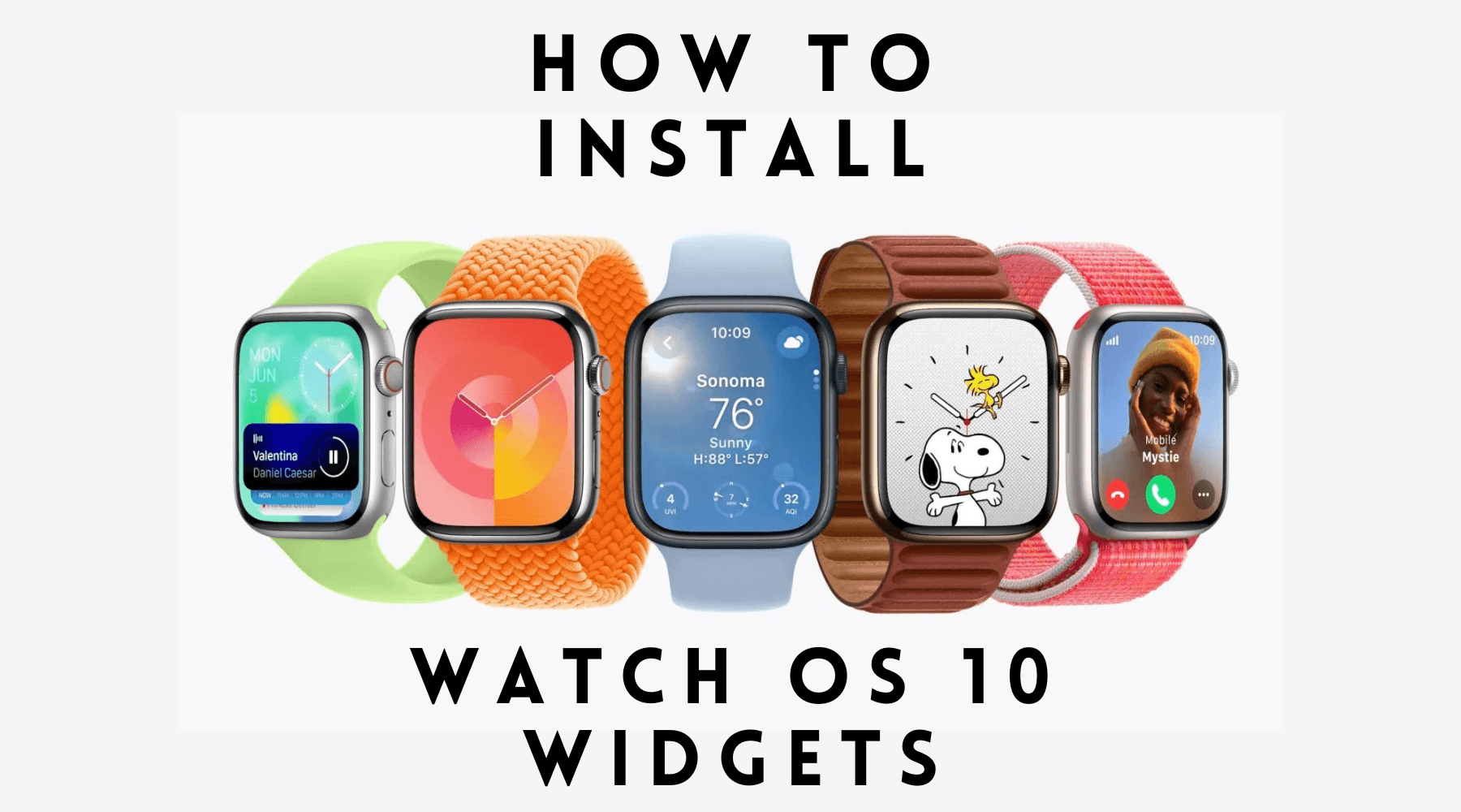 How to Add Widgets in WatchOS 10