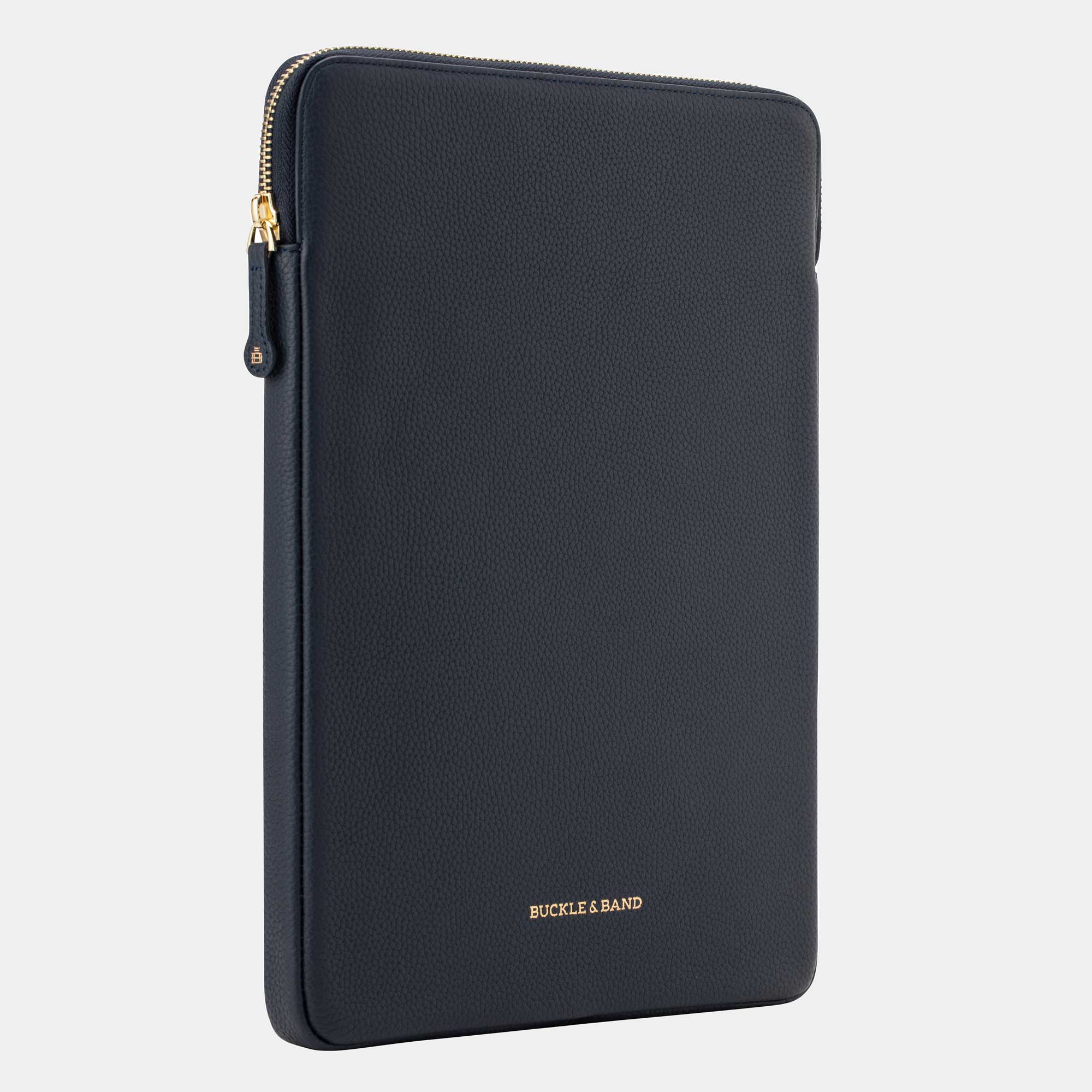 Royal Blue Genuine Leather MacBook Laptop Case 13", 14", 16"